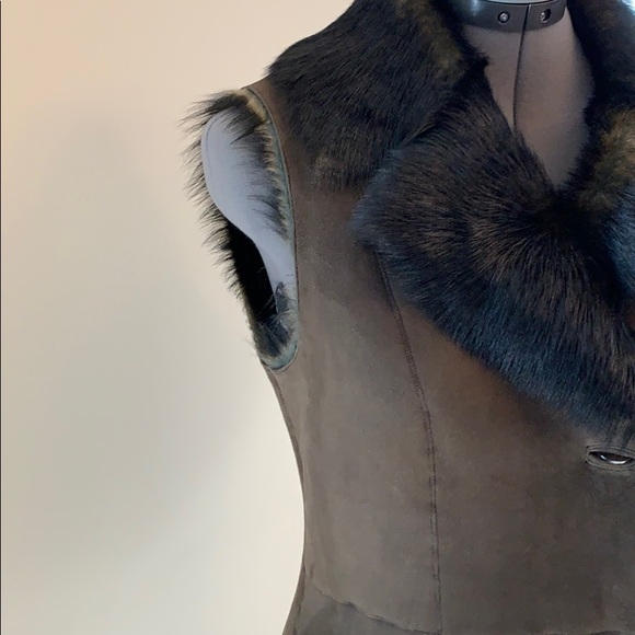 Basler | Jackets & Coats | Basler Brown Fur Vest Size 34 | Poshmark